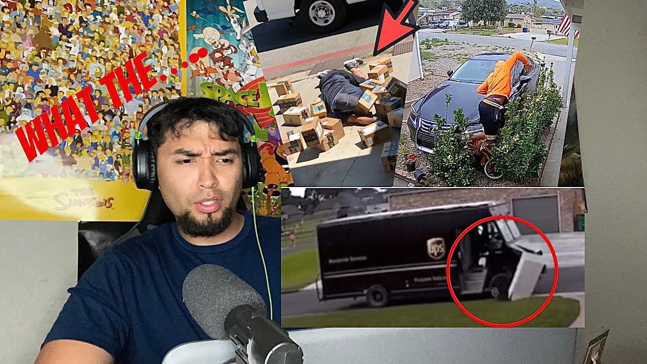 Delivery driver reacts to delivery fails!!! - YouTube