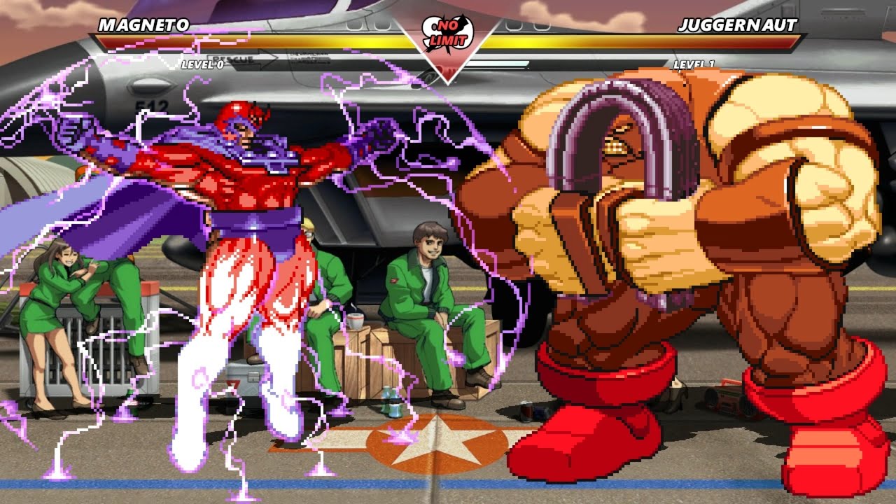MAGNETO vs JUGGERNAUT - Highest Level Amazing Fight! - YouTube