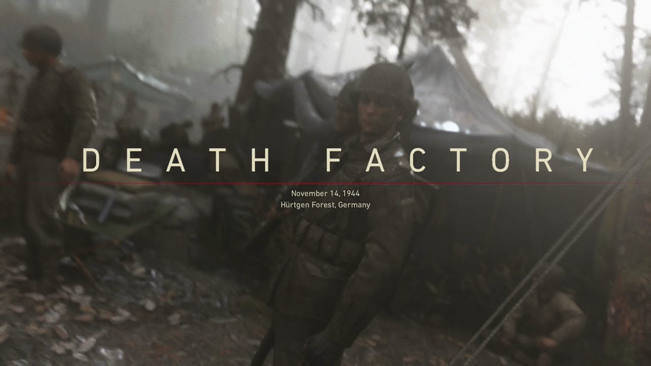 Death Factory (Mission 7) Veteran Walkthrough - Call Of Duty WW2 - YouTube