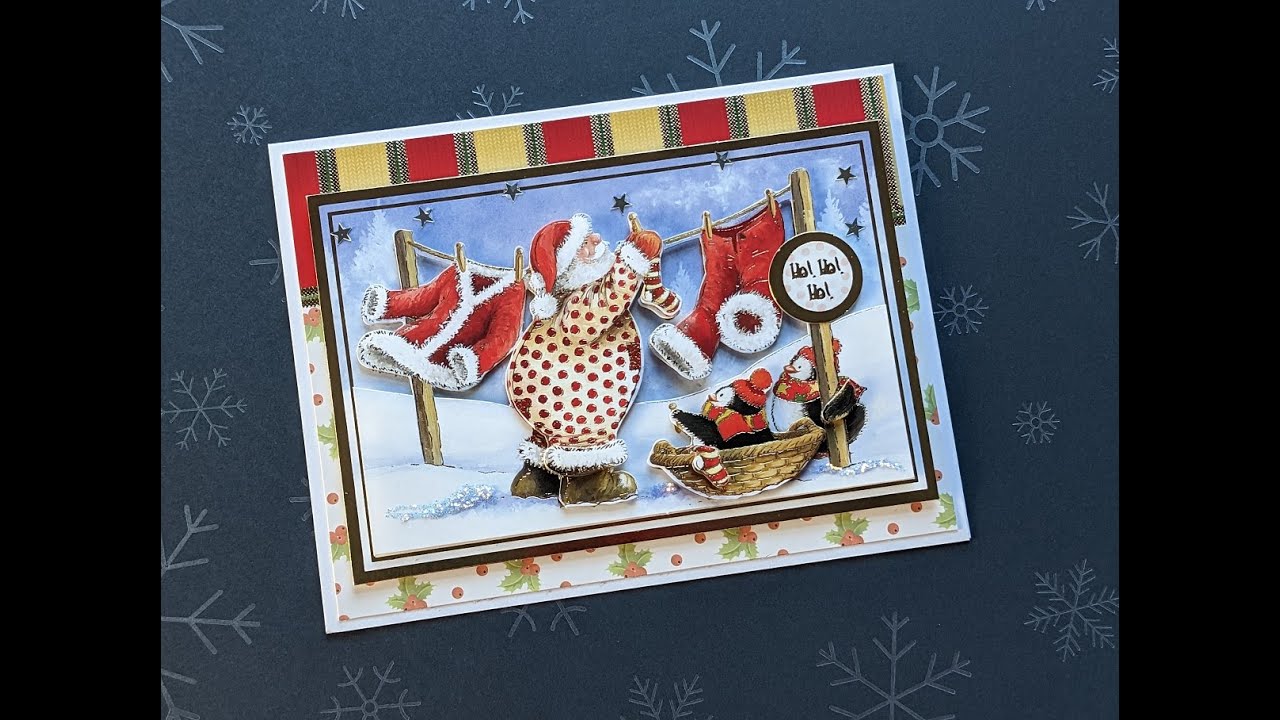 Hunkydory Christmas Card Kits - YouTube