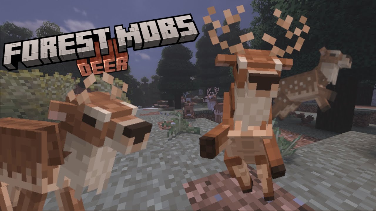 deer in minecraft 🦌 - YouTube