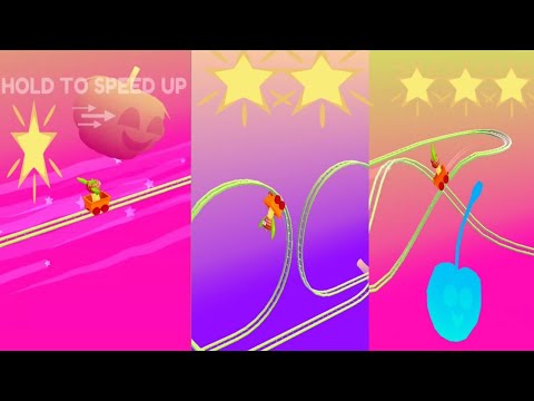 Fast fruit train railway track - YouTube