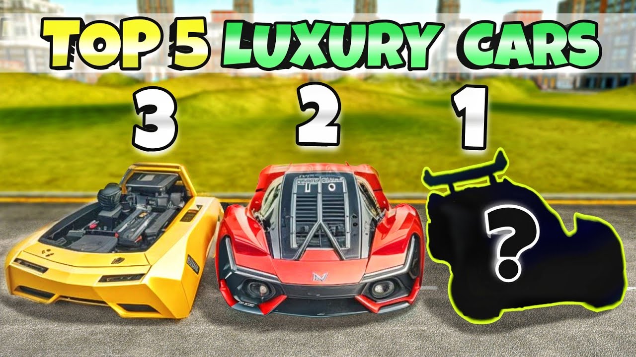 Top 5 Luxury Cars🤯|| Extreme Car Driving Simulator🔥|| - YouTube