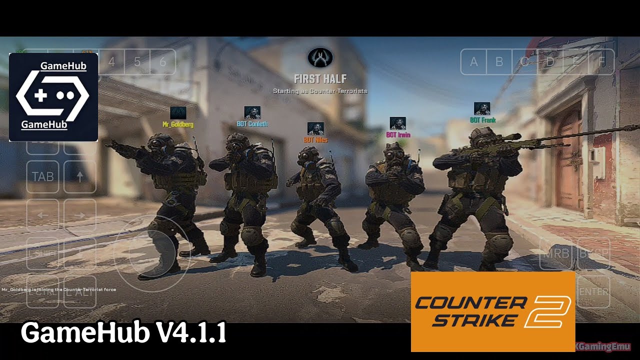 Counter-Strike 2 test GameHub v4.1.1 (PC Emulator) On Android - YouTube