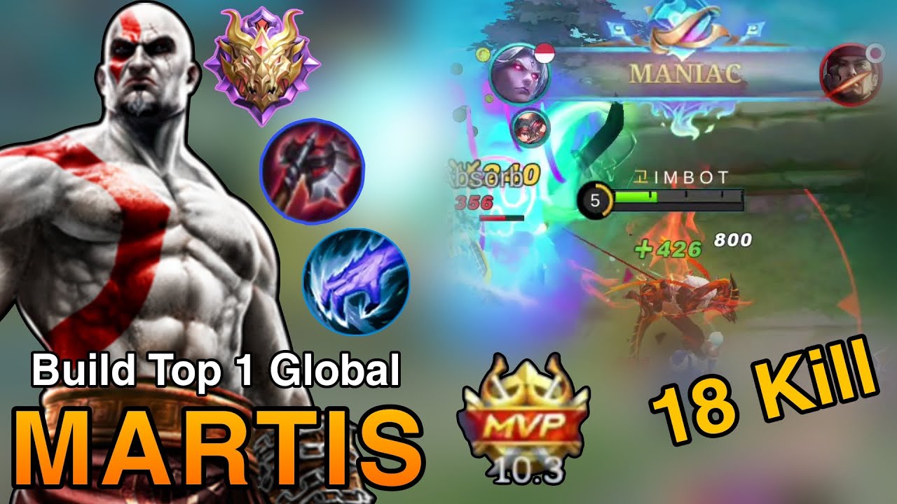 Martis Mythical Glory Gameplay | Martis Global Build | Martis Savage ...