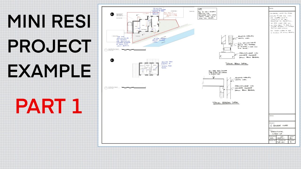 Structural Engineering Mini Residential Project - Part 1 - YouTube