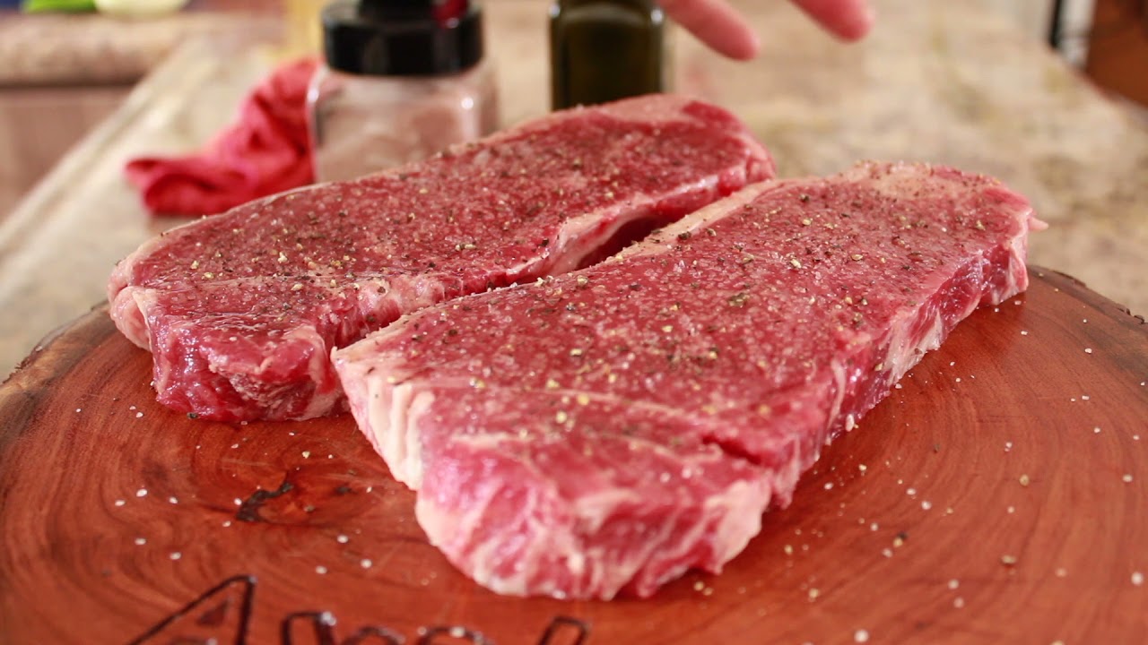 CORTE NEW YORK A LA PARRILLA. - YouTube