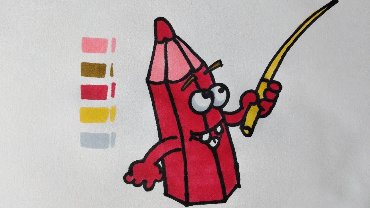 How to color red pen - YouTube