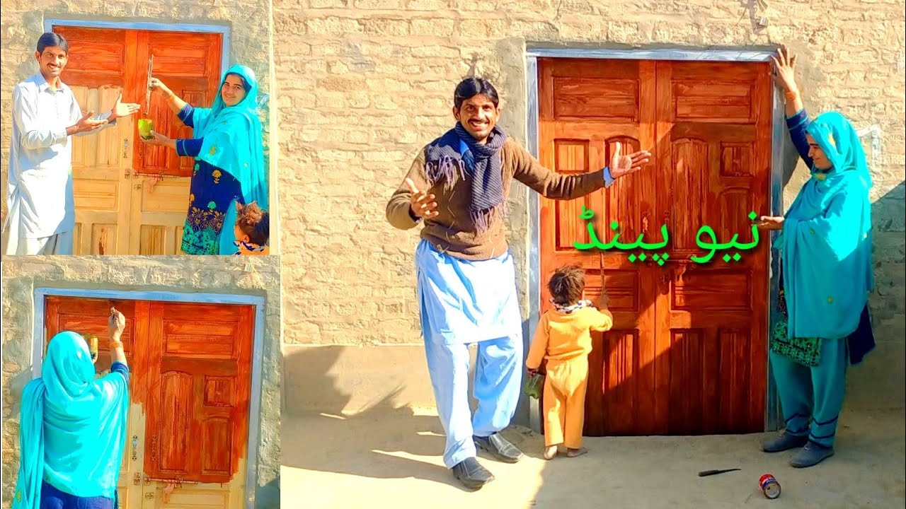 our new door pakistani painting.new door paint.chakleet colar .my first ...