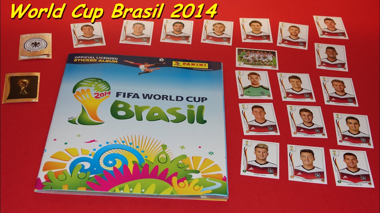 PANINI Sticker FIFA World Cup Brasil 2014 unboxing stickers in new ...