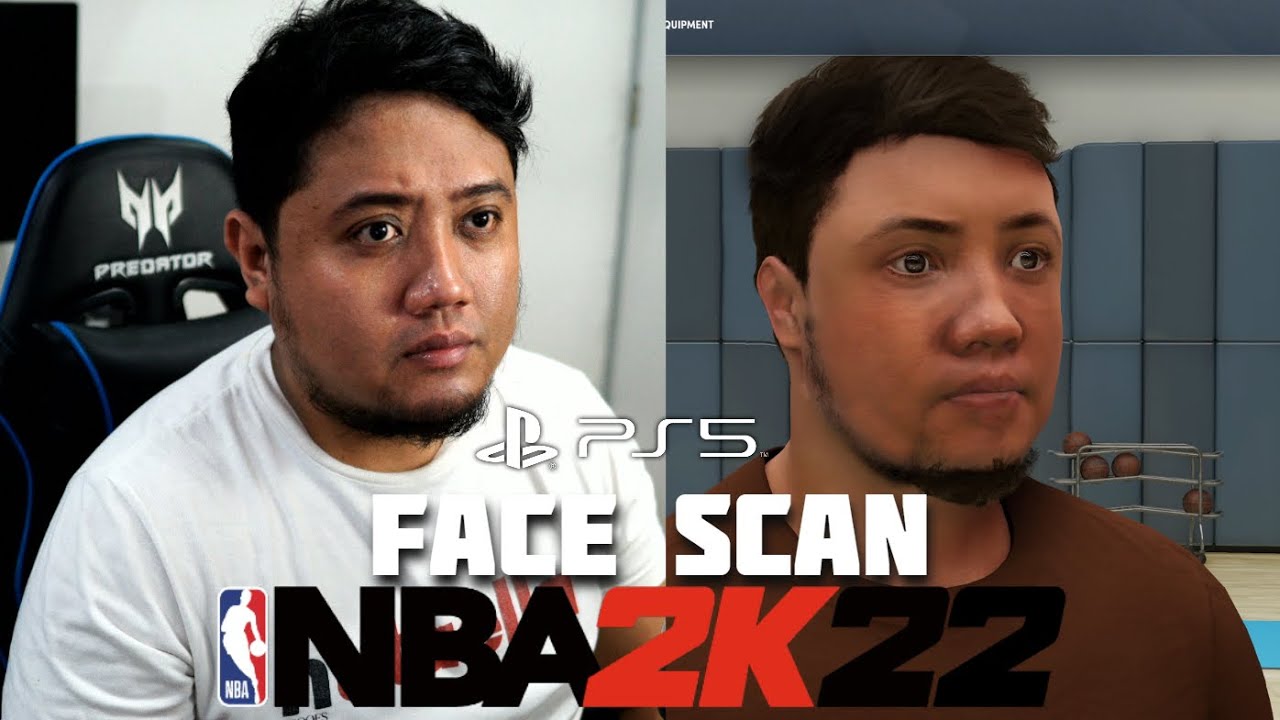 How to Scan you face on NBA 2K22 on PS5 - YouTube