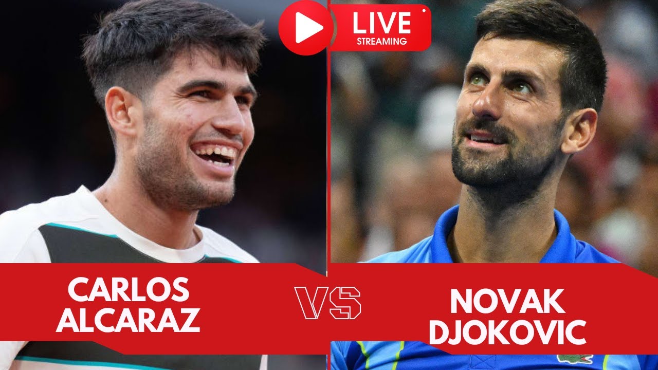 ATP LIVE NOVAK DJOKOVIC VS CARLOS ALCARAZ ATP US OPEN 2025 TENNIS ...
