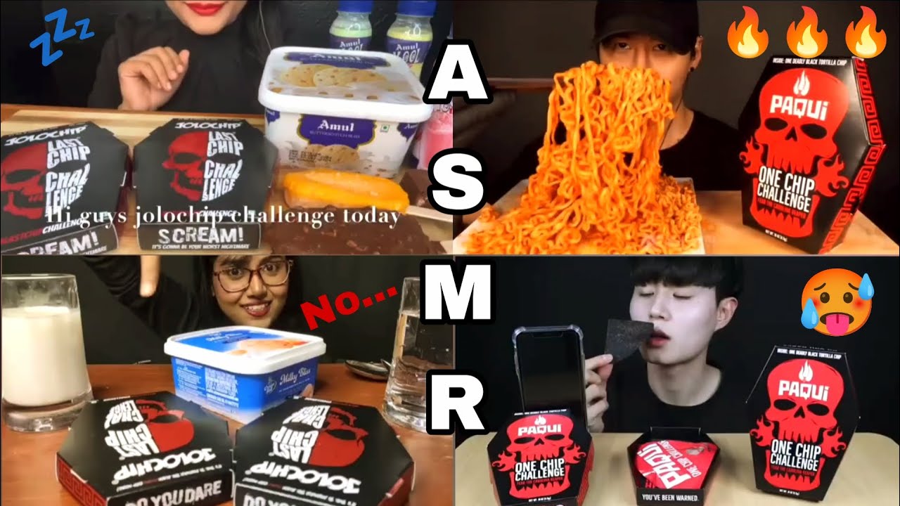 ASMR Mukbang -: JOLO Chips Challenge, I SURVIVE, One Chips Challenge ...