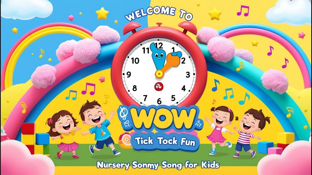 Welcome To Wow Kids || Tick Tock Fun || Nursery Song For Kids # ...