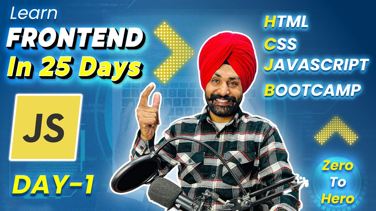 Day 1 - Into with HTML CSS JavaScript Bootstrap | Start FrontEnd ...