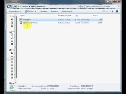 jquery mousemove mouse position 006 - YouTube