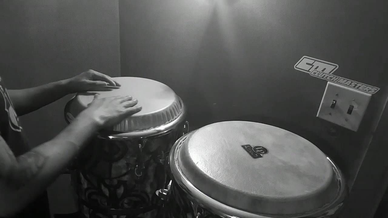 Como tocar salsa en las congas marcha basica - YouTube