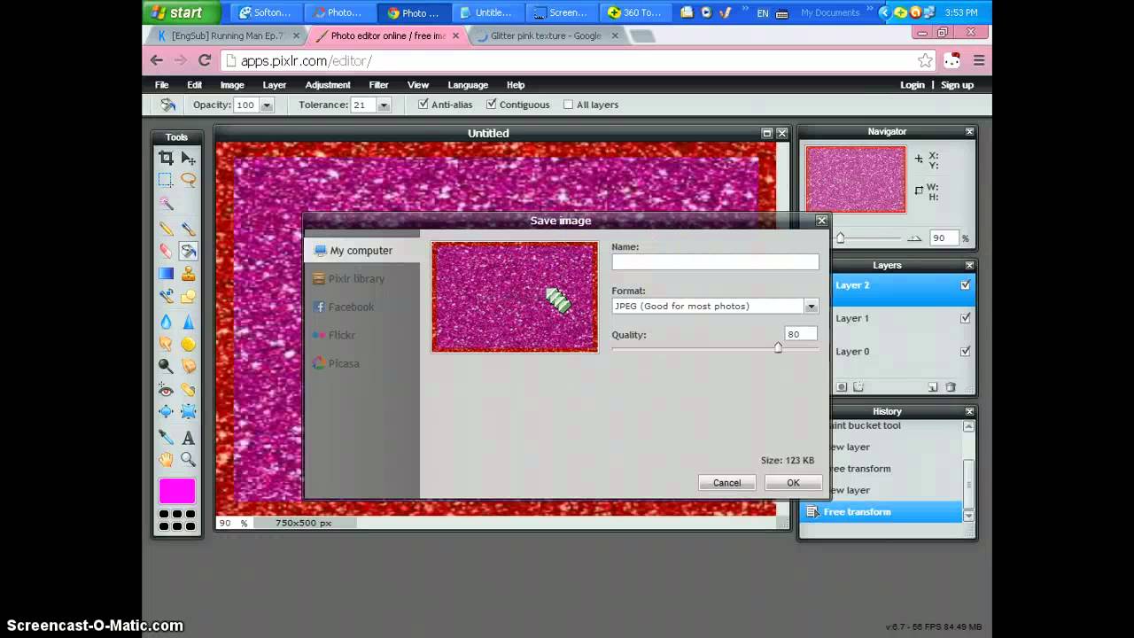 How to make Happy Fanfic Poster Using Pixlr and Photoscape - YouTube