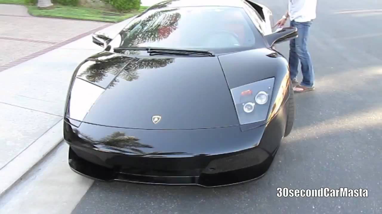 Black Lamborghini Murcielago LP640 - YouTube