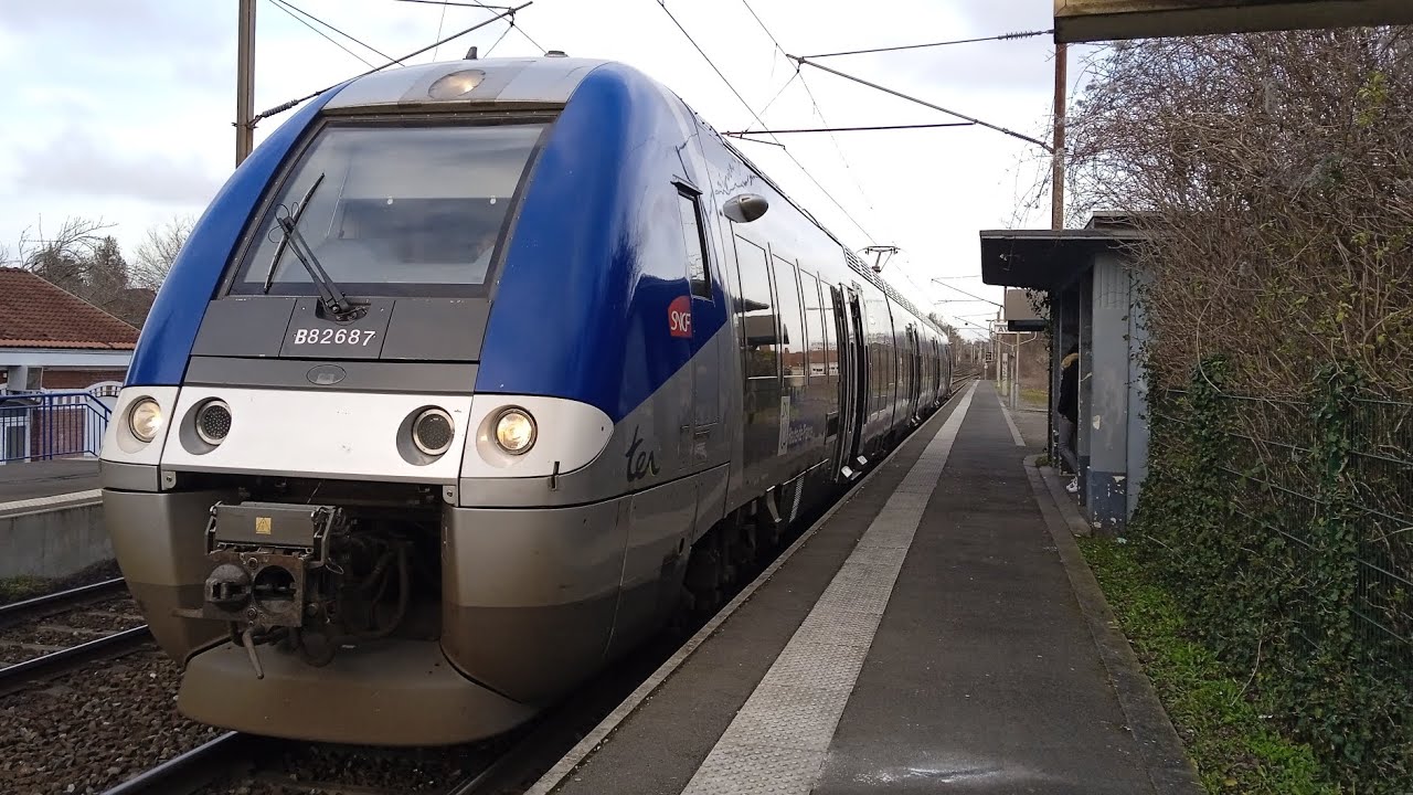 Départ du train TER HDF K52 en gare de Avion ! (+Superbe concert ...