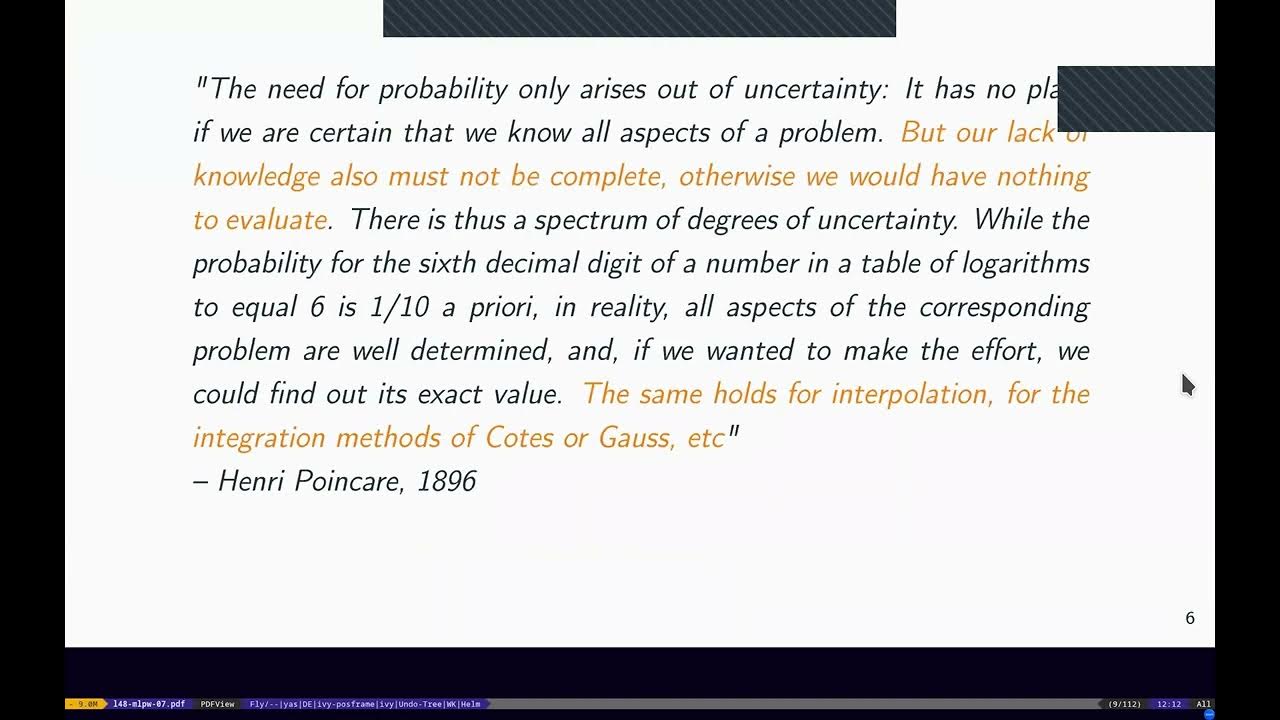 ML & Physical World 2022 Lecture 7: Probabilistic Numerics - YouTube