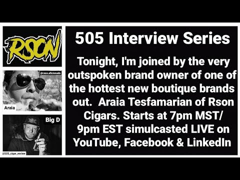Interview with Araia Tesfamarian of RSON Cigars - YouTube