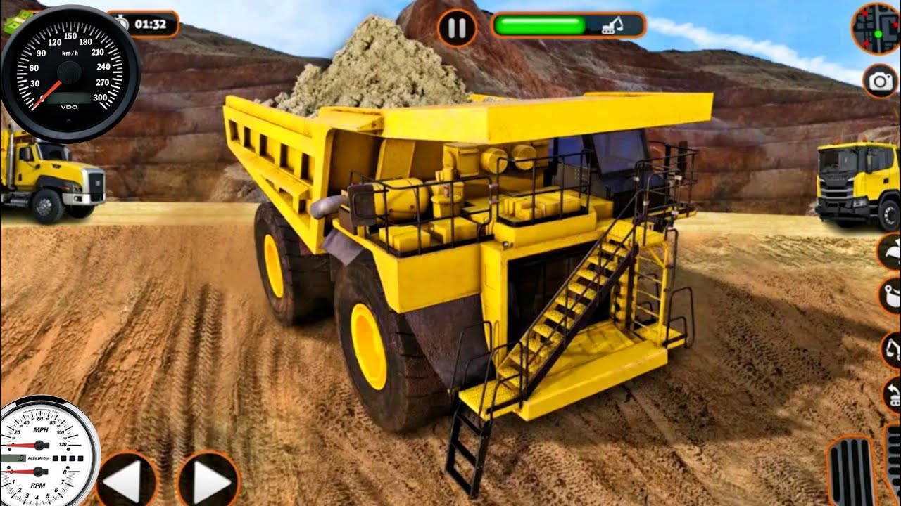 Construction Dump Truck Sim ! Construction Game - Android Gameplay ...
