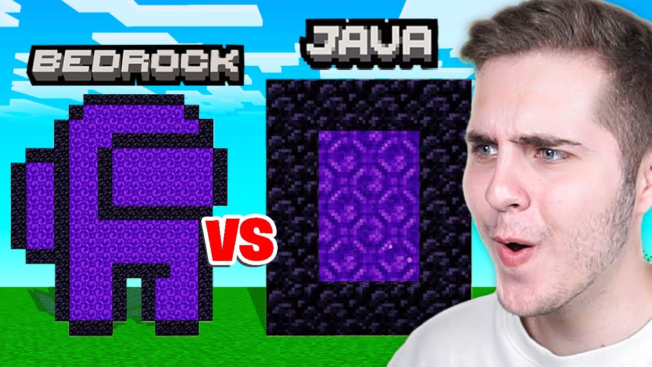 DIFERENTA JAVA vs BEDROCK pe MINECRAFT ! - YouTube
