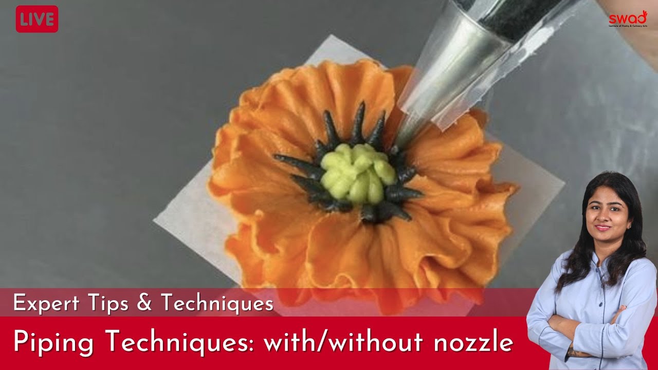 Piping Techniques & tutorial for cakes| Learn how to pipe with ...