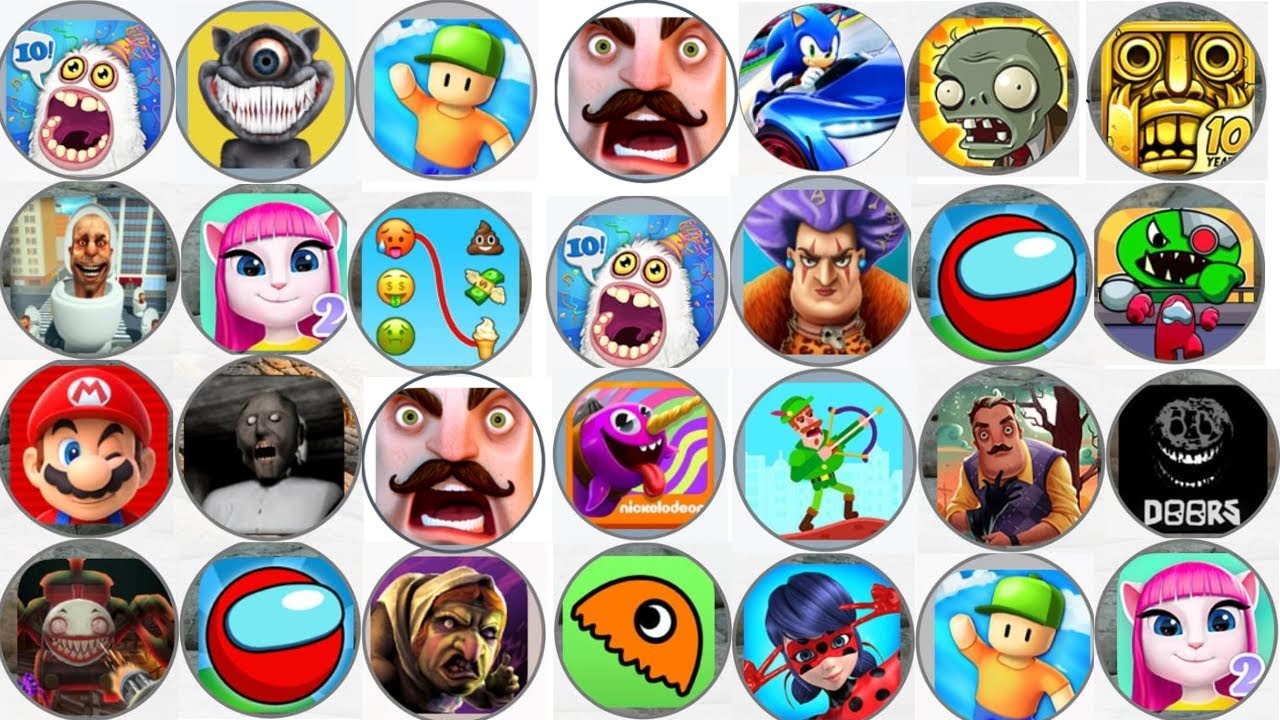 🔴Hello Neighbor,Red Ball 6,Scary Juan,Minion Run,Gossip Harbor,Lily's ...