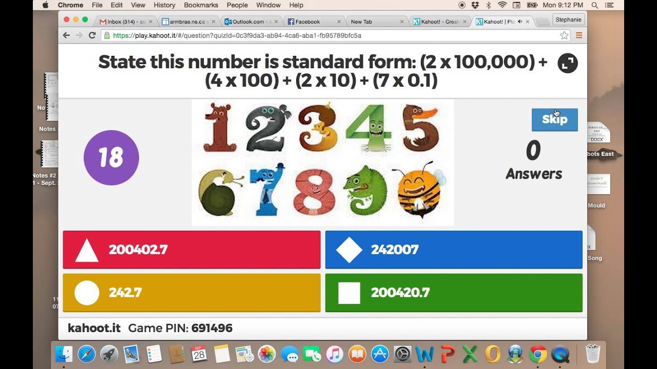 Grade 7 Kahoot Number Sense - YouTube