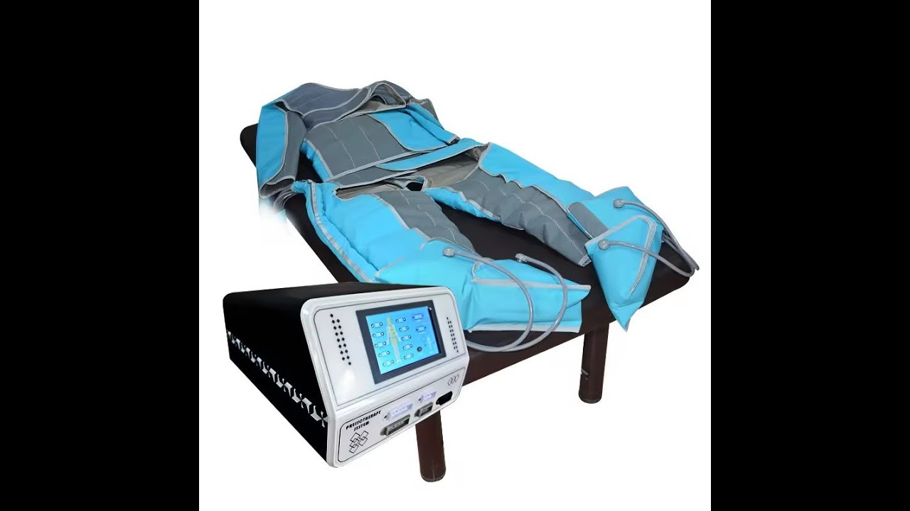 Lymphatic Drainage Blue Air Compression Suit Touch Screen Pressotherapy ...