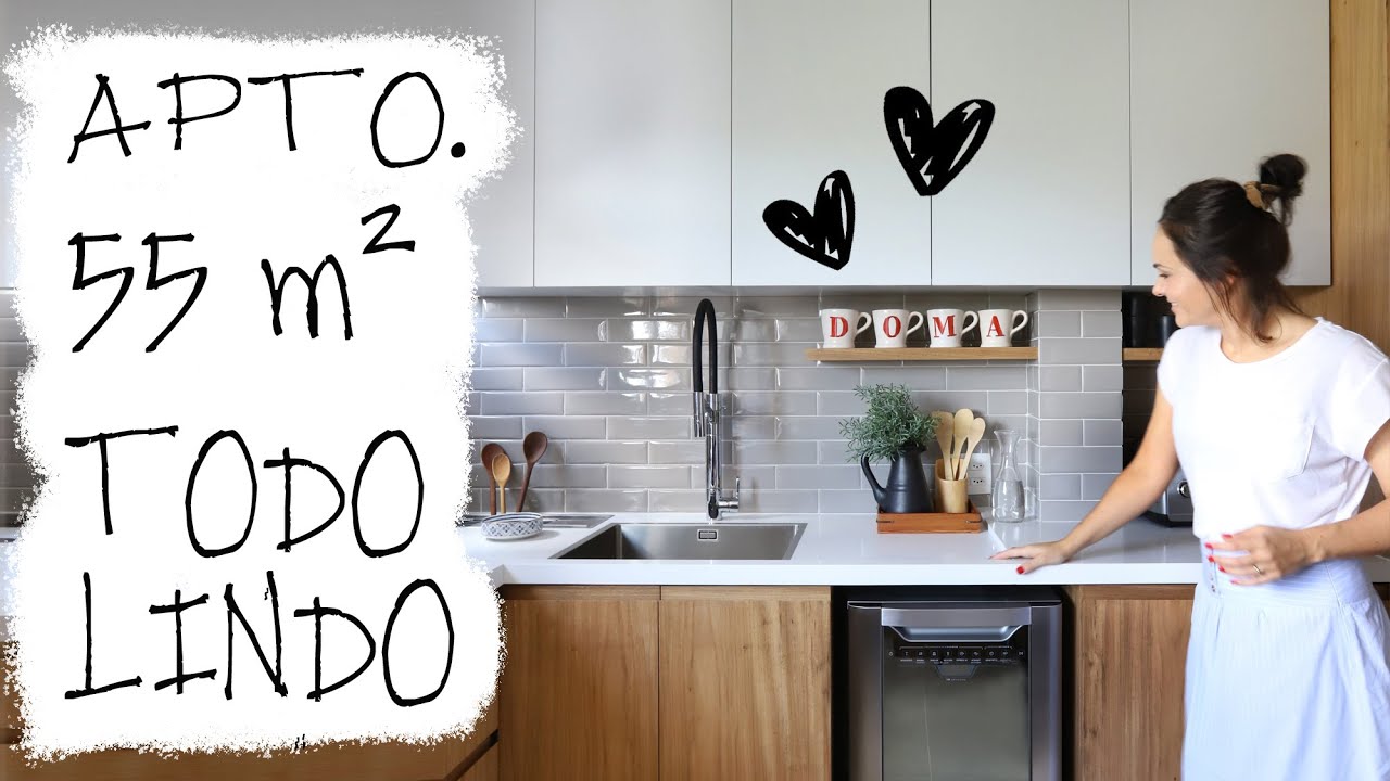 APARTAMENTO 55 m2 COM HOME OFFICE - YouTube