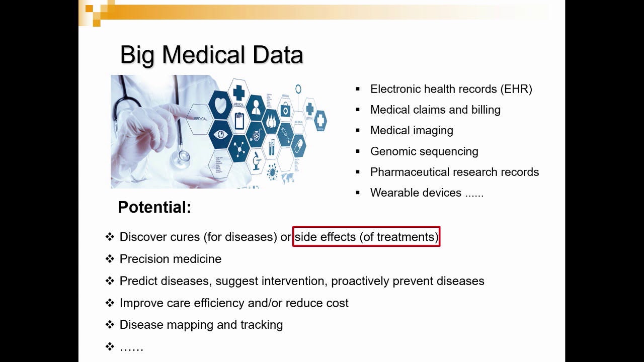 Learning from big medical data: statistical analysis on electronic ...