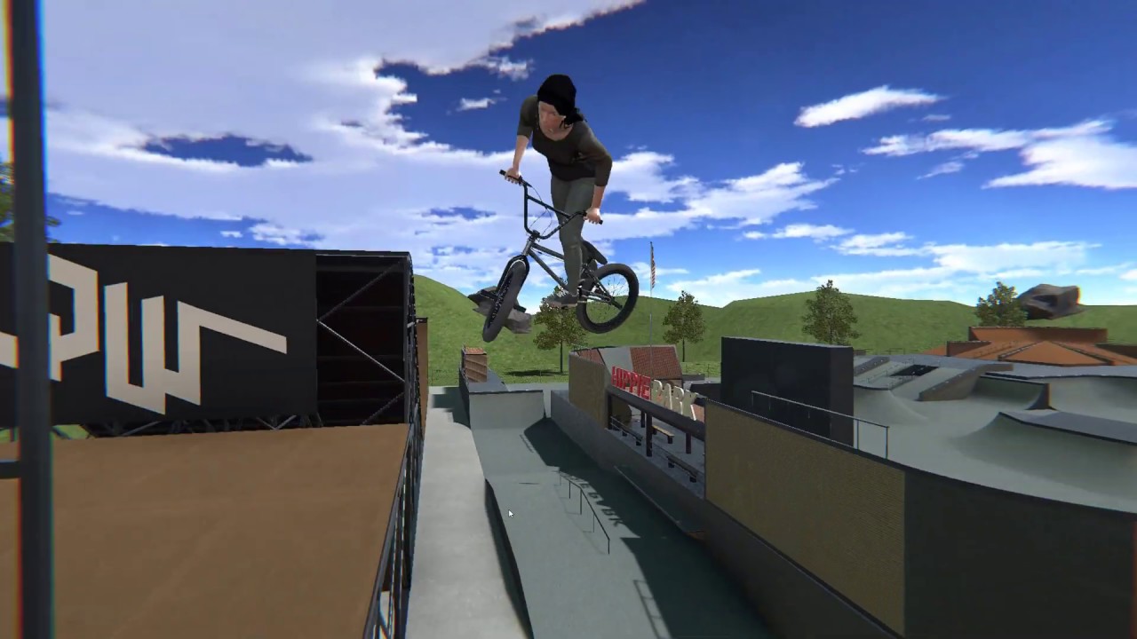 BMX Streets Pipe Huge Gap across Modded Map - YouTube