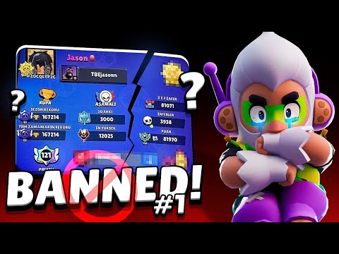 SKANDAL SUÇ! DÜNYA 1. Sİ JASON BANLANDI🍏 - Brawl Stars