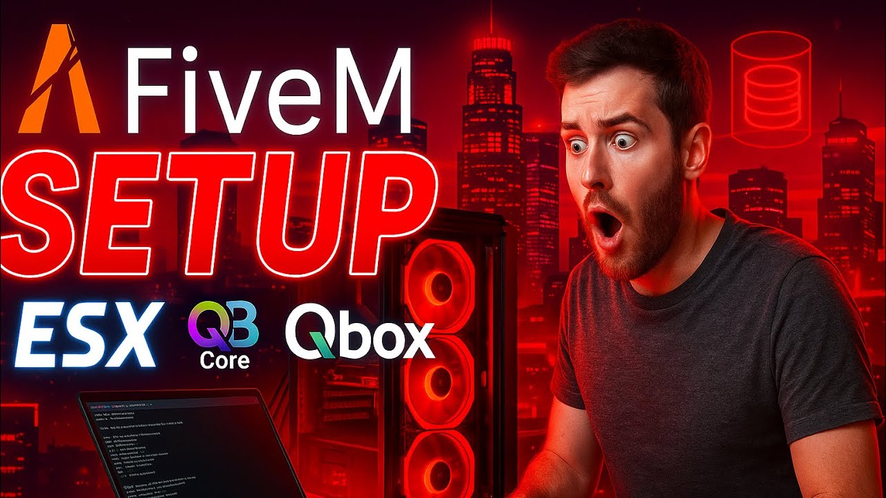 Complete FiveM Server Setup — ESX, QBCore, Qbox & Database (2025) - YouTube