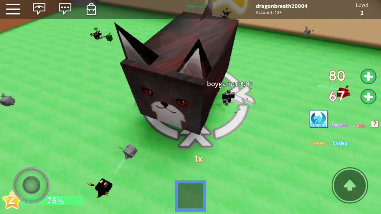 Roblox dragon simulator - YouTube