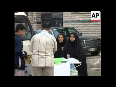 Saddam Hussein was back in court on Tuesday, two days after he was sentenced to death for a previous