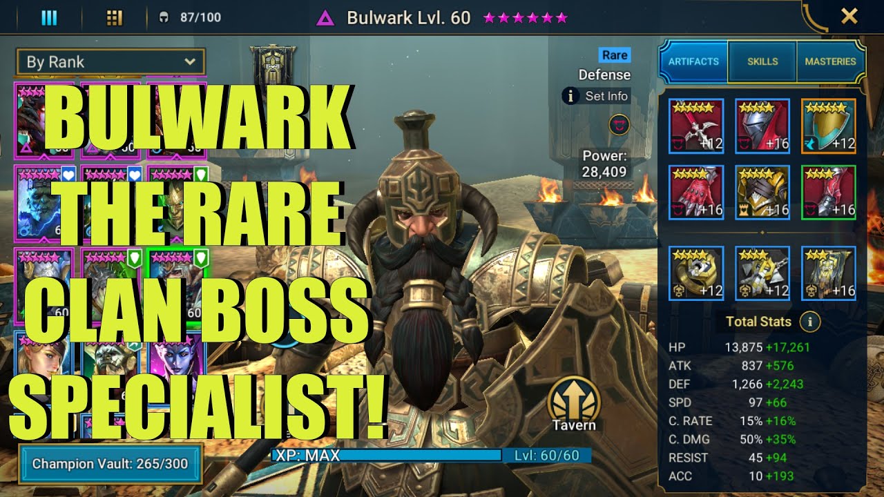 Bulwark Champion Guide | Raid: Shadow Legends - YouTube