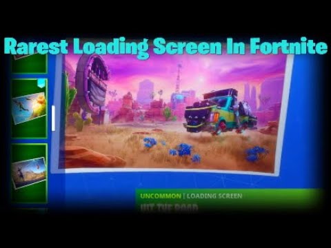 Unlocking The *Rarest* Loading Screen In Fortnite!!! - YouTube