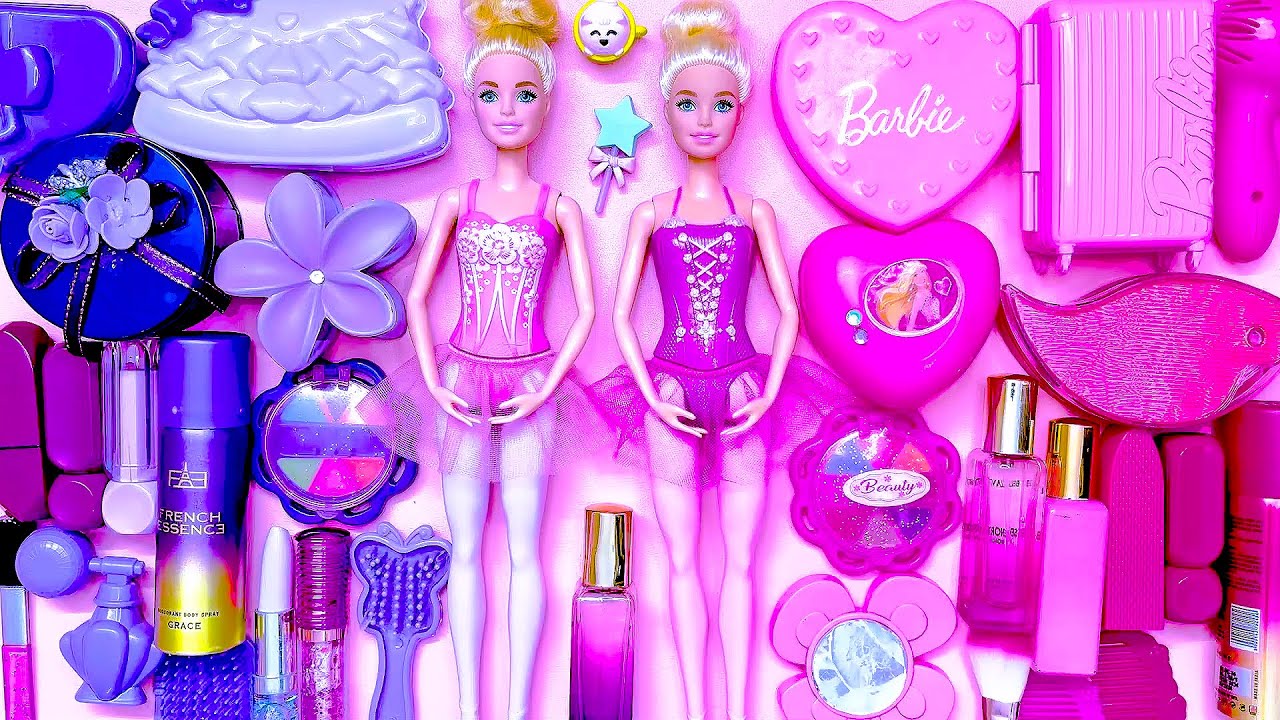 6 Minutes Satisfying with Unboxing Barbie Princess House Toy set video ...