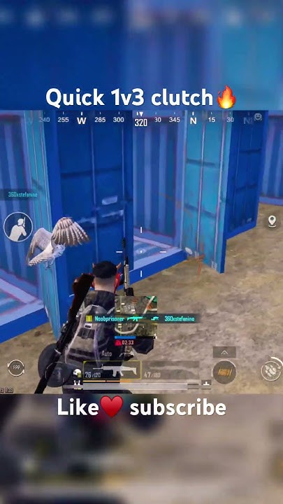 Quick 1v3 solo vs squad clutch insane #bgmi #pubg - YouTube