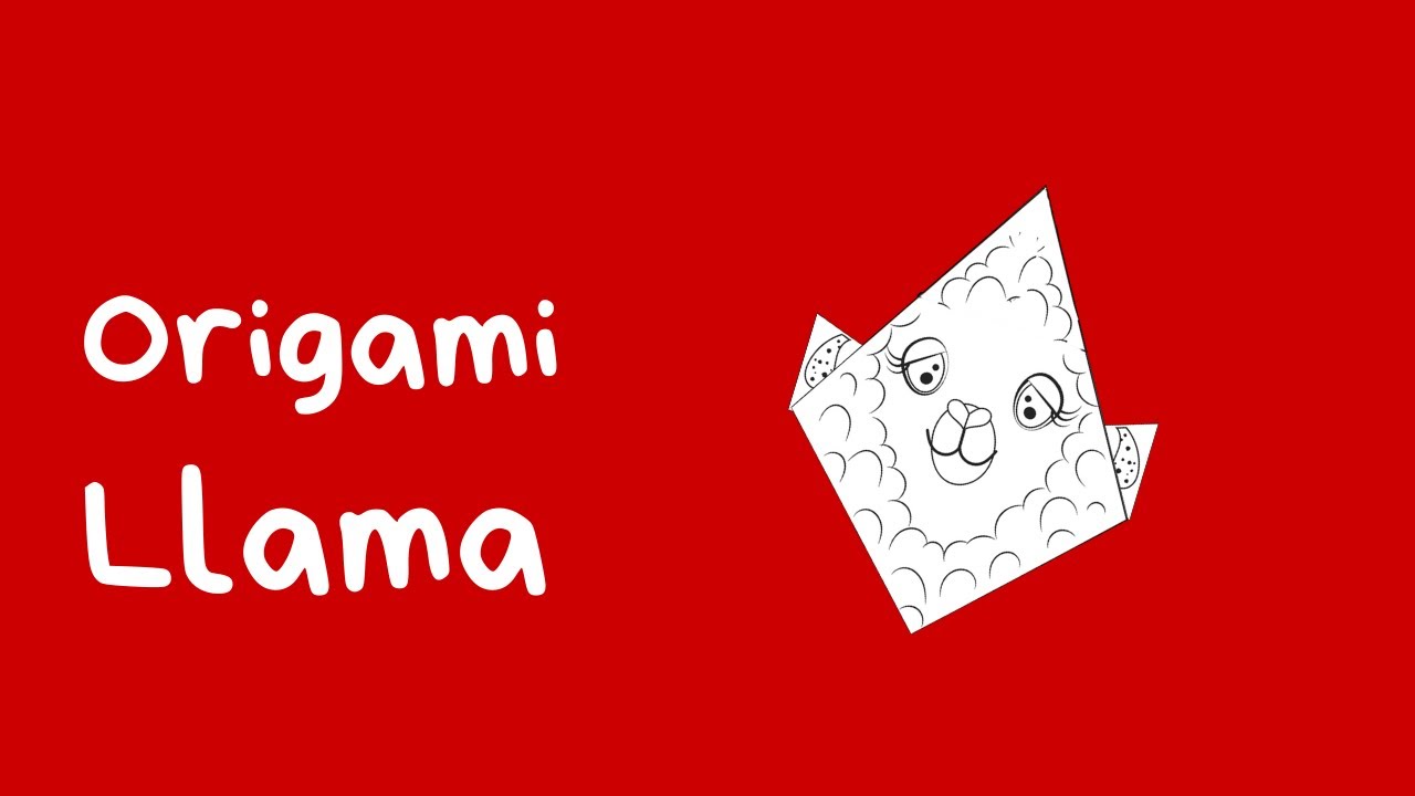 Origami Llamas | How To Make Easy Origami Llama Step By Step Tutorial ...