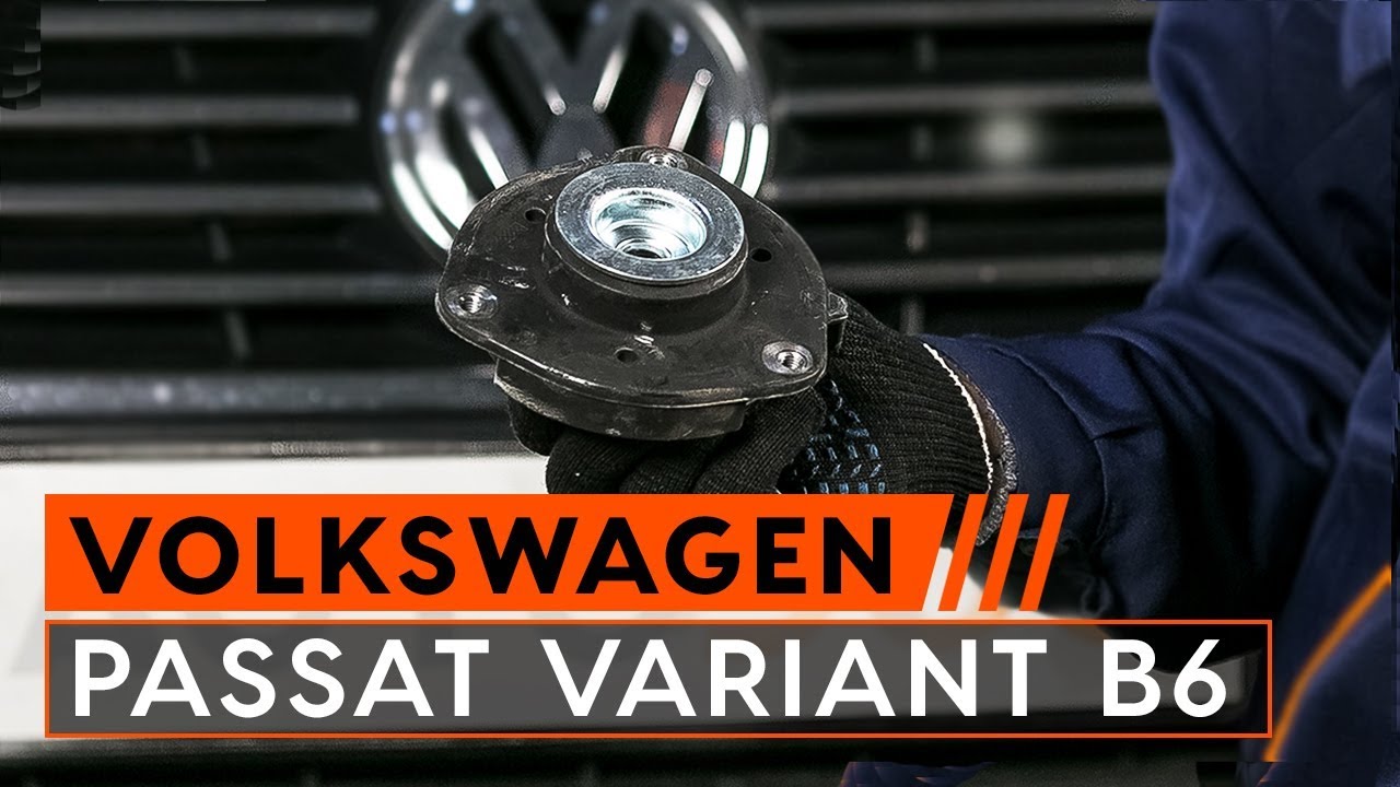 Jak vyměnit uložení tlumiče pružení na VW PASSAT VARIANT B6 3C [NÁVOD ...