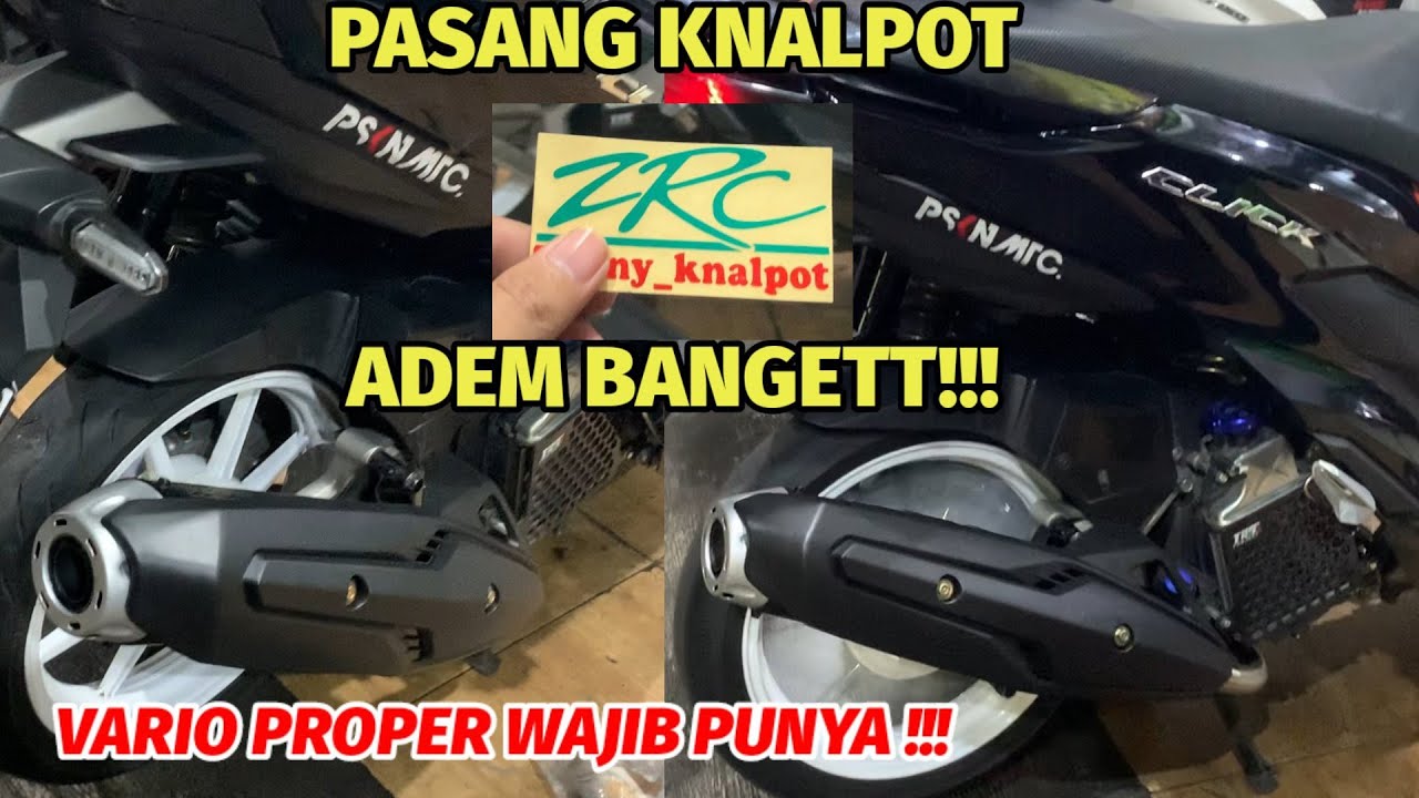 PASANG KNALPOT ZRC Leheran Kadut + Muffler || PROJECT VARIO EP.2 - YouTube