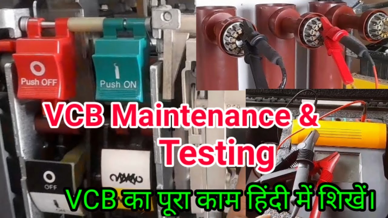 VCB Maintenance & Testing //ABB //VD4 //Vacuum Circuit Breaker parts ...