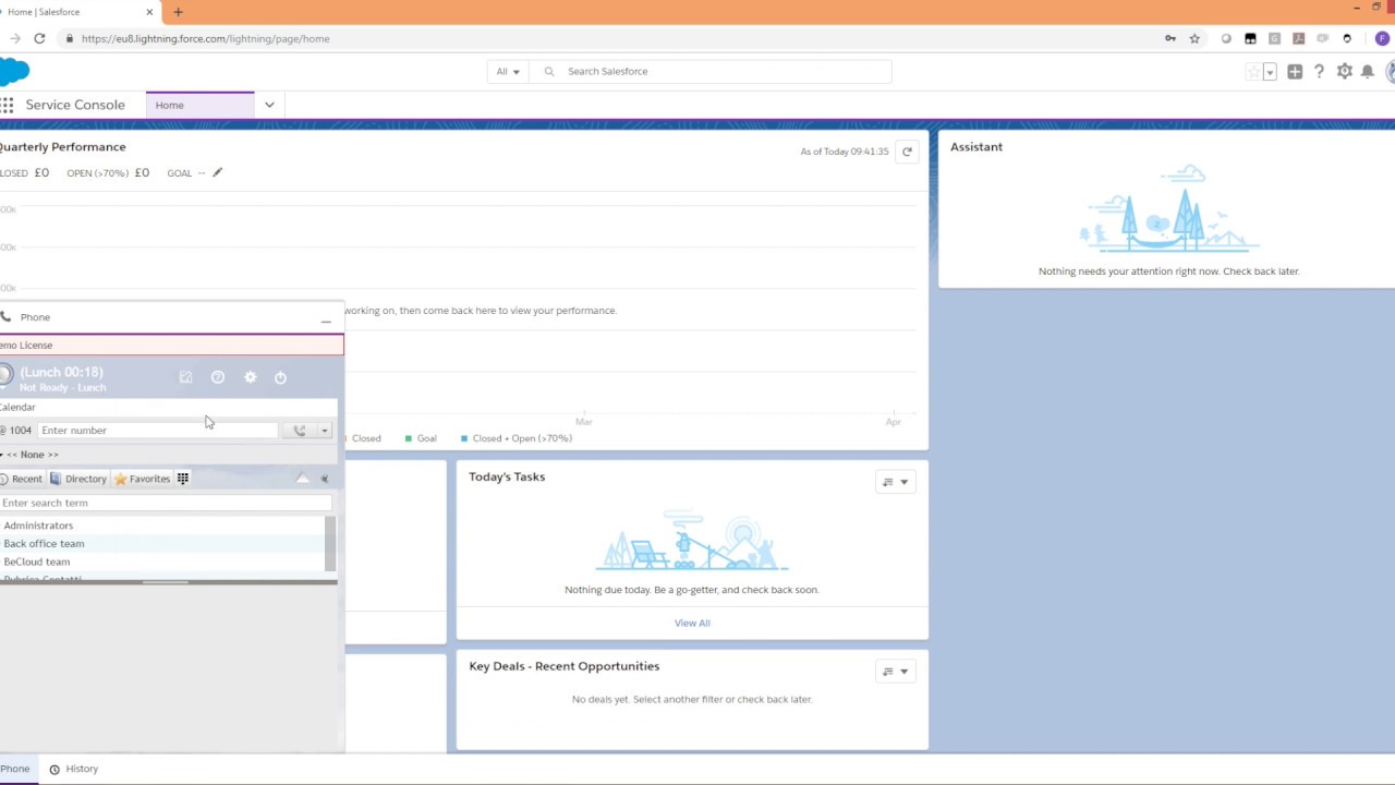 BeCloud - Salesforce Agent Desktop Lightning Integration - YouTube