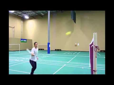 Professional Badminton Training Machine - YouTube