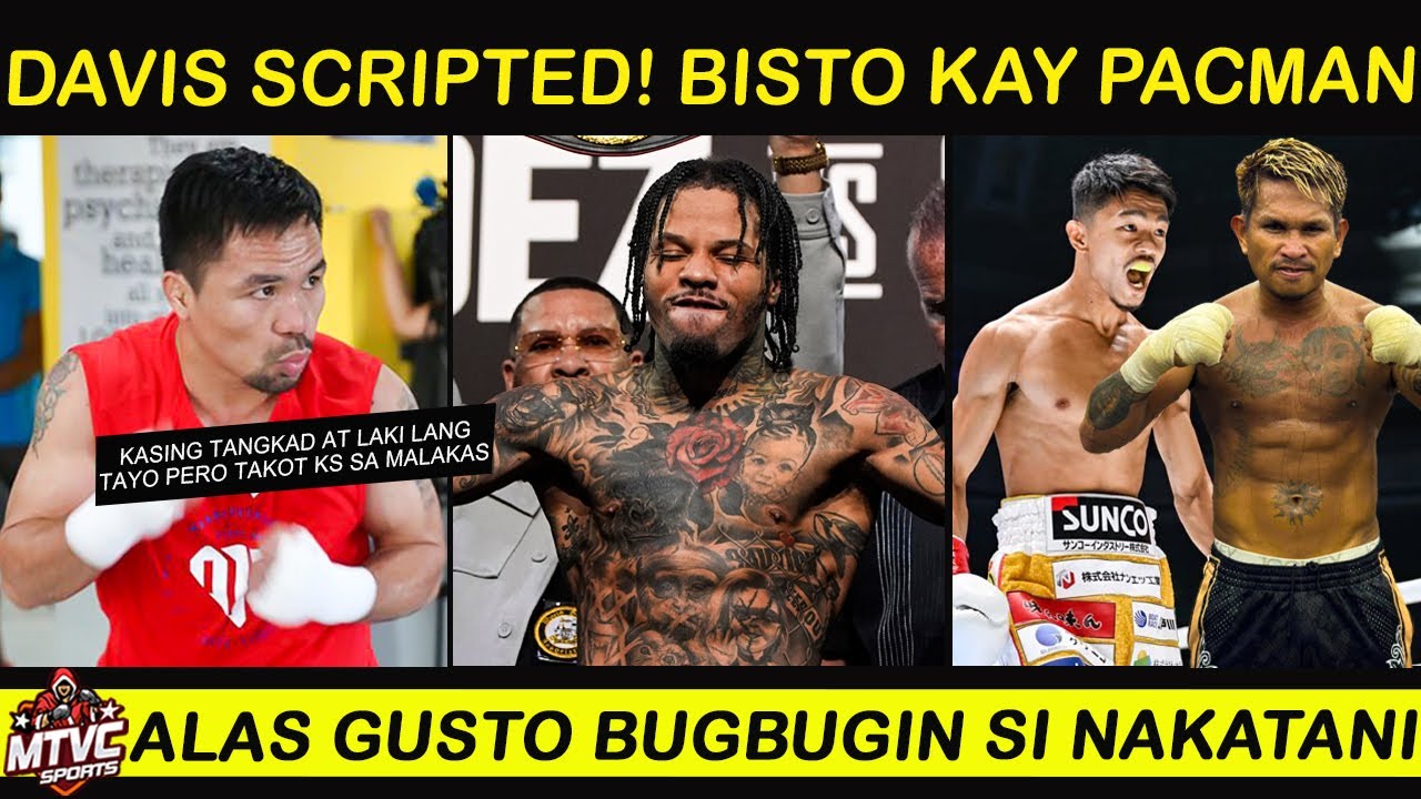 PACQUIAO Tinabunan si Tank Davis Scripted ang Galaw | Casimero vs ...